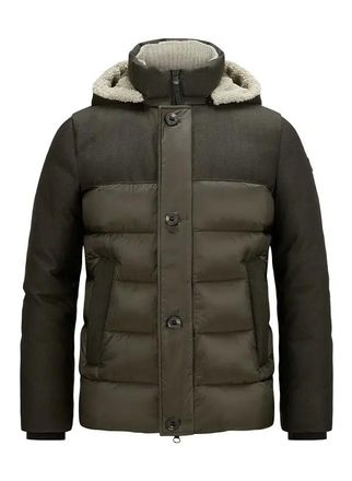 Milestone Herren Steppjacke gr&uuml;n Mikrofaser