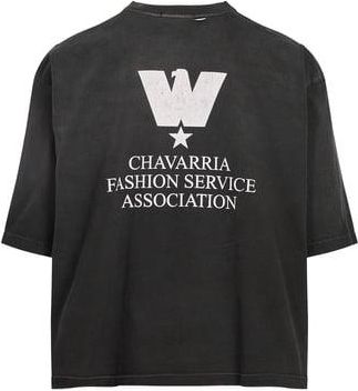 Willy Chavarria T-shirt ample &agrave; imprim&eacute; en coton