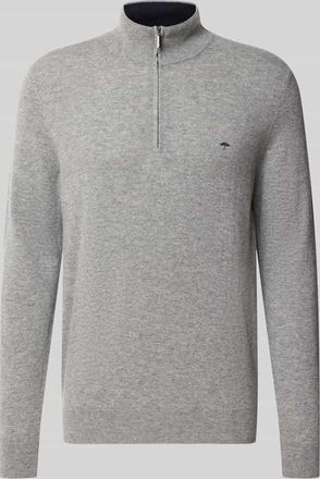 Fynch-Hatton Regular Fit Troyer aus Woll-Kaschmir-Mix