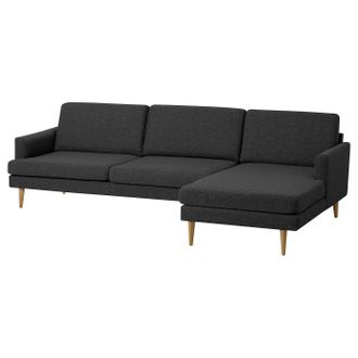 IKEA GRILLSTORP / SMEDSTORP 4er-Sofa mit R&eacute;camiere rechts
