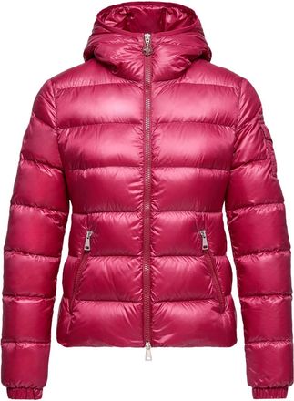 Moncler Moncler Doudoune Courte Glesse &Agrave; Capuche, Femme, Rose, Taille: 00