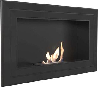 Kratki Wandkamin Bioethanol JULIET 1100 T&Uuml;V schwarz