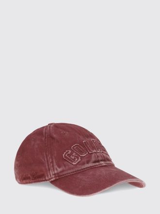 Golden Goose Casquette de baseball en denim d&eacute;lav&eacute; avec logo ton sur ton