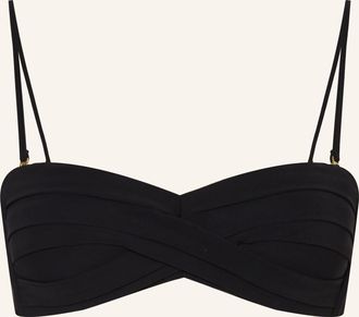 Maryan Mehlhorn Maryan Mehlhorn Bandeau-Bikini-Top Silhouet schwarz