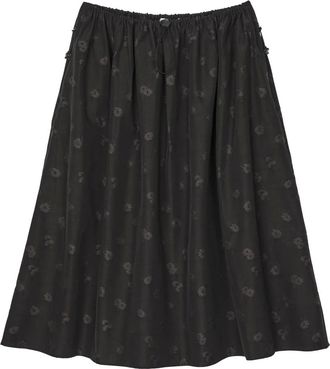 Cecilie Bahnsen Fiella Skirt - Femme - Jupes - Noir - Taille: 36 FR