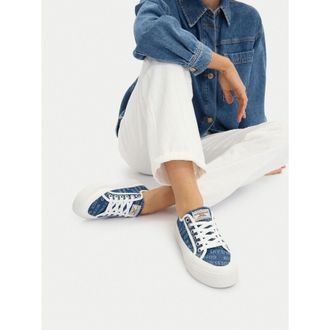 Guess Sneakers aus Stoff Guess Jeans CWBEO-GJ13456 Blau