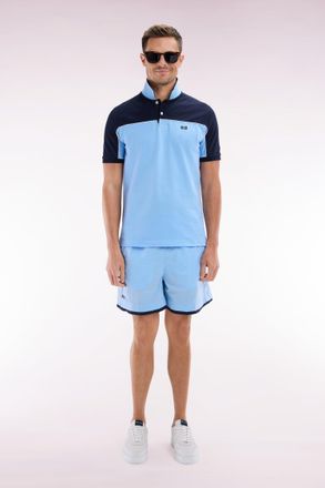 Eden Park Maillot De Bain Ciel &Agrave; Passepoil Blanc