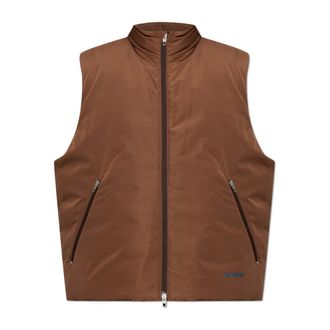Jil Sander Gilet matelass&eacute; - Homme - Vestes - Brun - Taille: L
