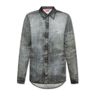 Diesel Hemd S-Simply-Lkct - - Shirts - Herren - Grau - XL