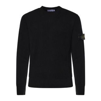 Stone Island Homme, Pulls, Noir, Taille: L Pull col rond