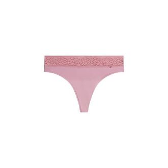 Tommy Hilfiger Tanga uni &agrave; bande dentelle