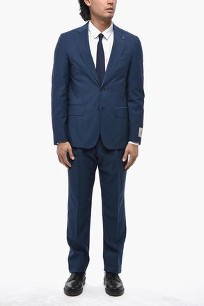 Corneliani CC COLLECTION Anzug aus Schurwolle mit Klappentaschen Corneliani