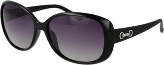 Polaroid Femme, Accessoires, Noir, Taille: ONE Size Lunettes de soleil Papillon