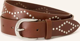 Isabel Marant Isabel Marant Lederg&uuml;rtel Liliana Mit Nieten braun