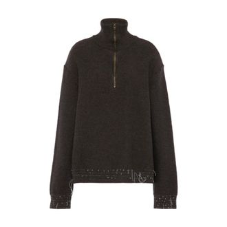 Maison Margiela Damen, Strickwaren, Braun, LGr&ouml;&szlig;e
