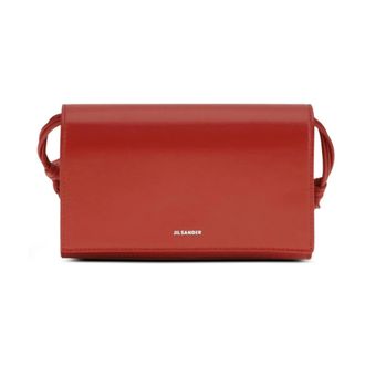 Jil Sander Femme, Sacs, Rouge, Taille: ONE Size Tangle Crossbody Wallet