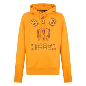 Diesel Sweat &agrave; capuche - Homme - Sweatshirts et sweats &agrave; capuche - Orange - Taille: L