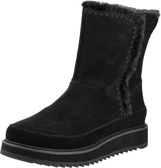 Toms Bottes de neige Bergen pour femme, Daim noir r&eacute;sistant &agrave; leau, 40 EU