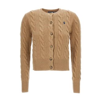 Polo Ralph Lauren Femme, Pulls, Beige, Taille: 36 FR Cardigans
