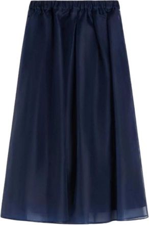 Max Mara Femme, Jupes, Bleu, Taille: 38 FR Visino Skirt