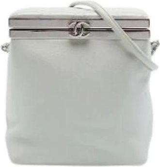 Chanel Sac Vanity Pre-owned - Femme - Pre-owned - Blanc - Taille: ONE Size