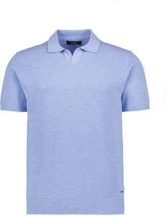 Ragman Herren Polo-Shirt blau