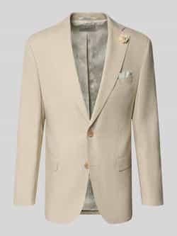 Carl Gross Regular Fit Anzugjacke aus Leinen-Mix Modell Tannon