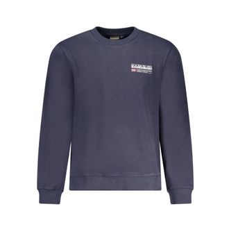 Napapijri Cotton Sweater - - Sweatshirts & Hoodies - Herren - Blau - 2XL