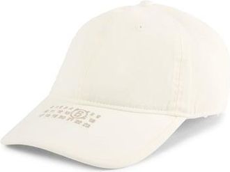Maison Margiela Casquette brod&eacute;e en coton