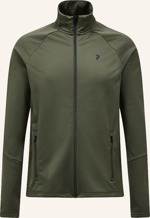 Peak Performance Midlayer-Jacke Rider Essentials Zip gruen
