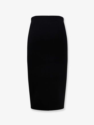 Elisabetta Franchi Womens Skirt Viscose And Nylon Black