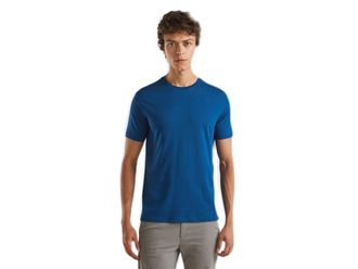 Benetton Herren 3u53j1f15 T-Shirt, blau, Small