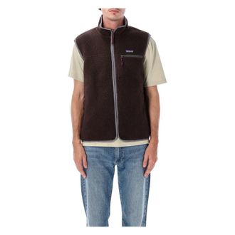 Patagonia Retro Pile Fleece Weste - - Sport - Herren - Braun - L