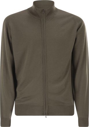 John Smedley Cardigan en laine m&eacute;rinos extra fine John Smedley