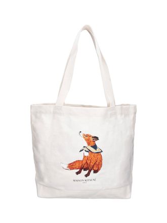 Maison Kitsun&eacute; Tote Bag Dreaming Fox