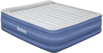 Bestway TriTech Doppelluftbett mit integrierter Elektropumpe 203 x 193 x 56 cm