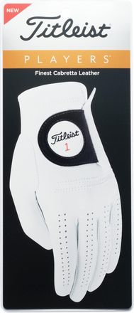 Titleist Players Herren-Handschuhe, Weiß, Linke Hand, ML