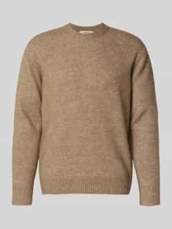 Selected Relaxed Fit Strickpullover mit Woll-Anteil Modell RAI BRUSHED