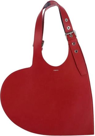 Coperni Shopper & Totes - Heart-Shaped Red Calfskin Tote Bag With Adjustable - Gr. unisize - in Rot - für Damen