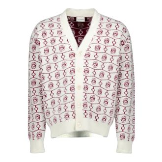 Dr&ocirc;le de Monsieur Monogram Cardigan D Mirror - Homme - Pulls - Multicolore - Taille: XS