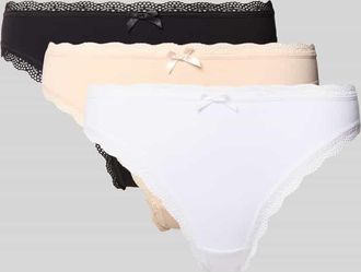 Dorina String aus Baumwoll-Mix im 3er-Pack Modell ESSENTIAL
