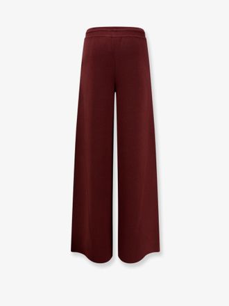 Loro Piana Womens Trousers Siena Red Silk-Cotton