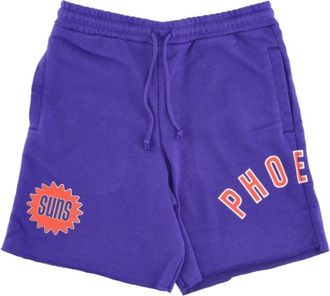 Mitchell & Ness NBA Game Day French Terry Shorts Hartholz - - Shorts - Herren - Lila - S