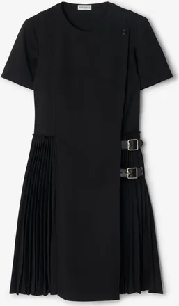 Burberry Robe kilt en laine mélangée, Size: 04