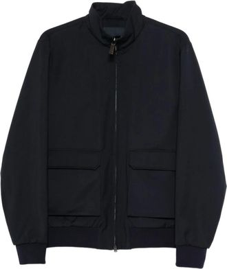 Herno Homme, Vestes, Bleu, Taille: M Bomber en laine Storm 3 &eacute;paisseurs