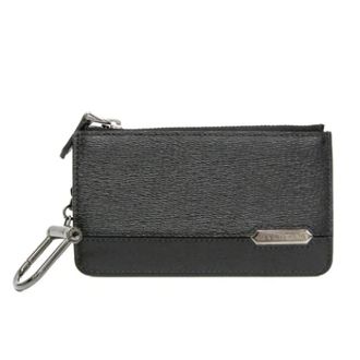 Bulgari Pre-owned Scaglie Man 282774 M&uuml;nzfach Kartenetui - - Pre-owned - Herren - Schwarzk - ONE SIZE