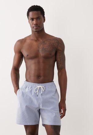 Polo Ralph Lauren Traveler - Short de bain en cr&eacute;pon - Bleu croisi&egrave;re-Bleu marine