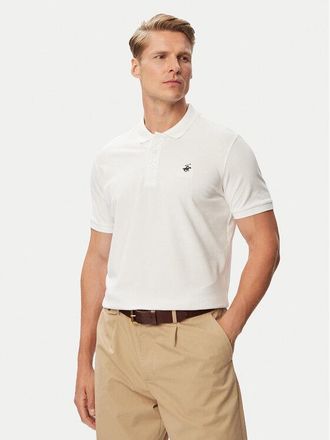 Beverly Hills Polo Club Poloshirt P-SS26M-P42560 Wei&szlig; Regular Fit
