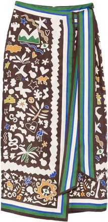 Alemais Jupe Longue - Multicolore