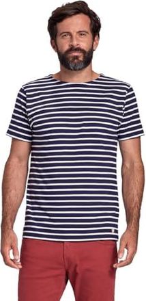 Armor Lux Marinière col Bateau en Coton léger